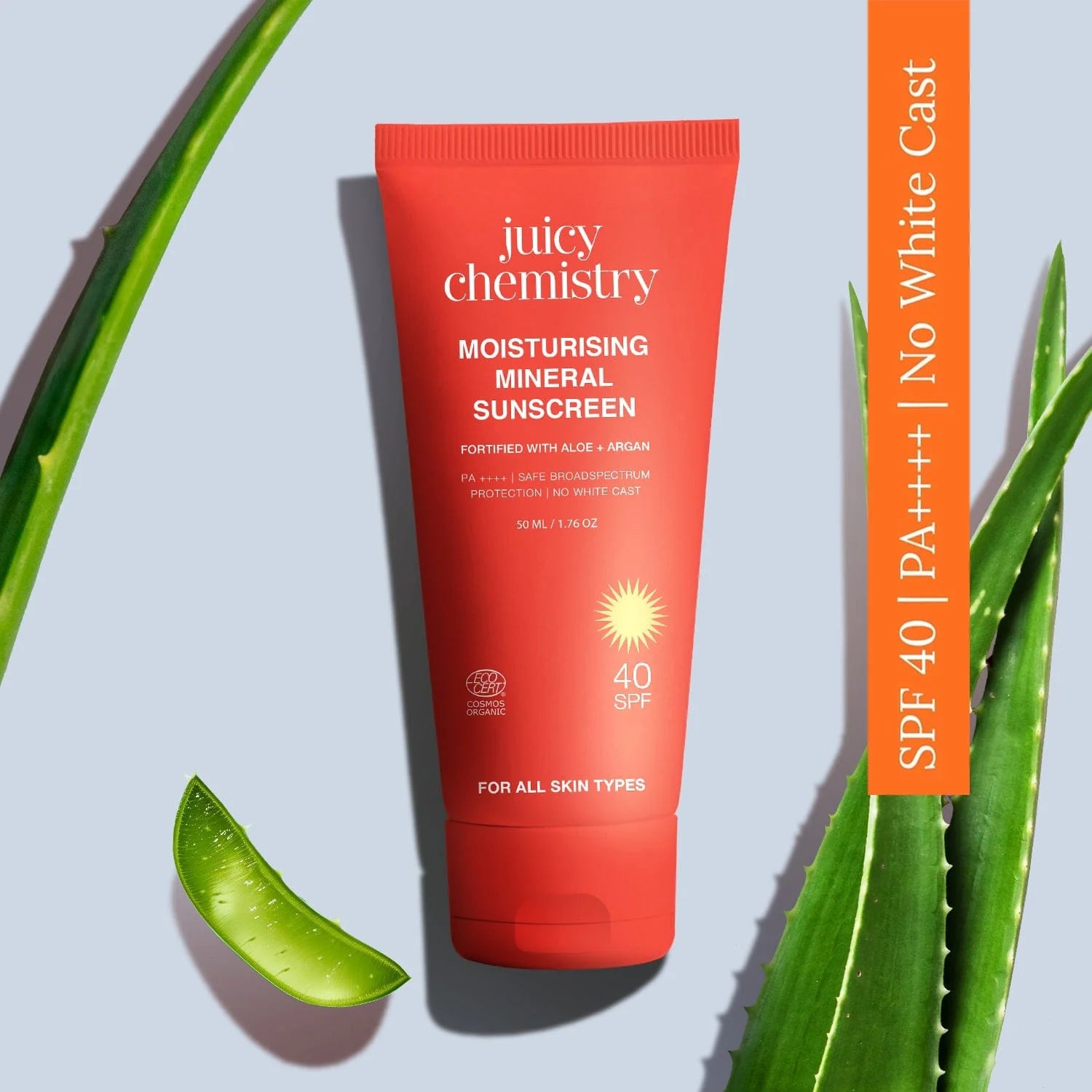 Moisturising Mineral Sunscreen SPF 40 | Broad-Spectrum Protection | No